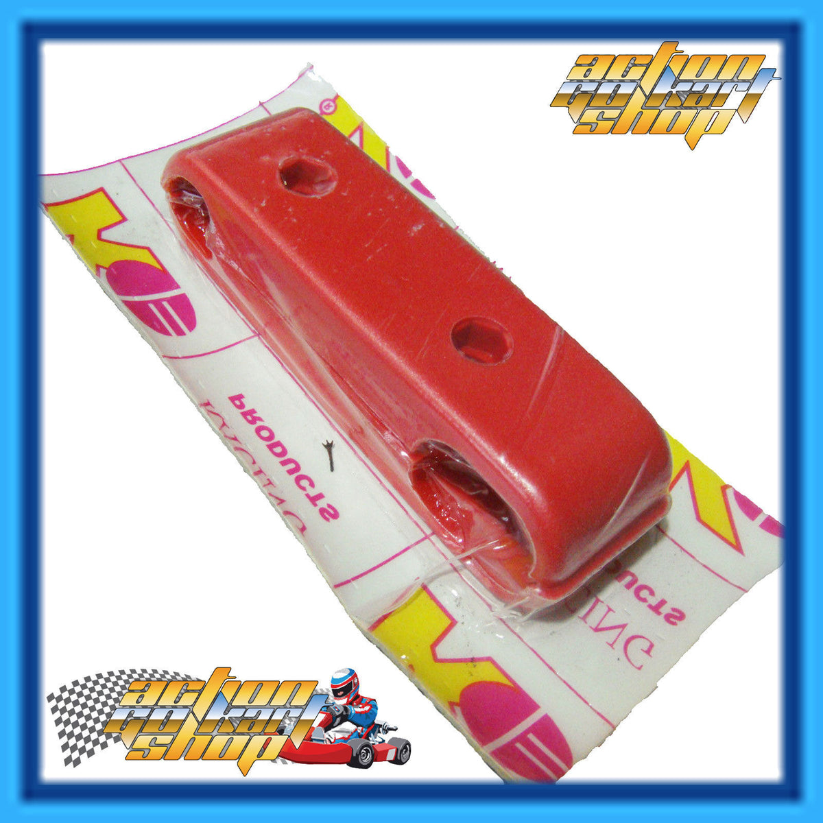 FRONT NOSECONE CRASH BAR BRACKET COMPLETE RED CLAMP ASSEMBLY – Action ...